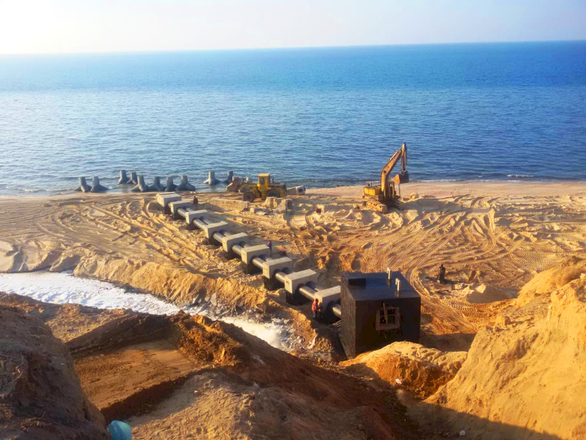Reconstruction of Sheikh Ajleen WWTP Sea Outfall Structure